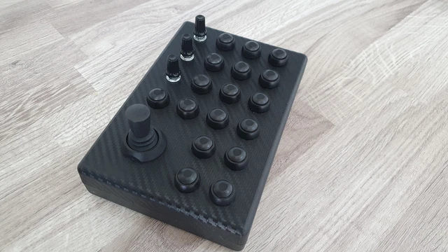 BUTTON BOX FOR PC/consoles sim racing/flight sim/ets2/farm sim mini ...
