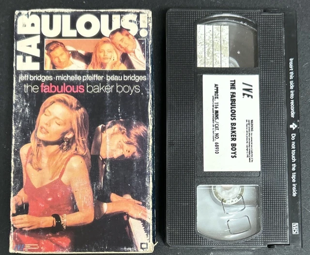 THE FABULOUS BAKER Boys VHS Tape Jeff & Beau Bridges Michelle Pfeiffer ...
