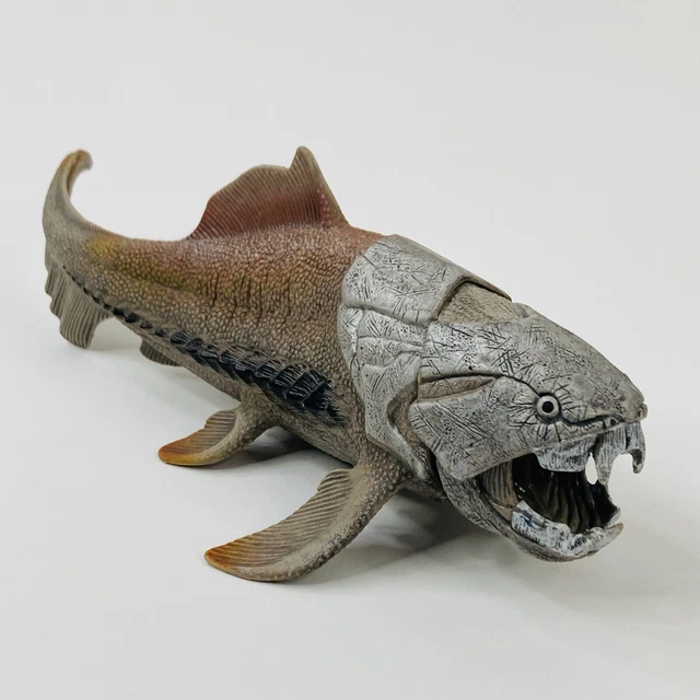 SCHLEICH DUNKLEOSTEUS FIGURE Prehistoric Fish 2015 Jaw Opens & Closes £ ...