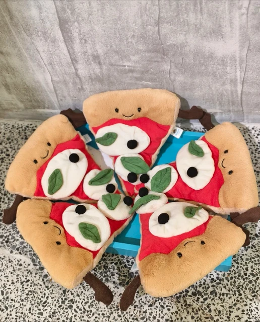 JELLY CAT AMUSEABLES Slice of 15cm Pizza, Soft Toys, *Brand New with ...