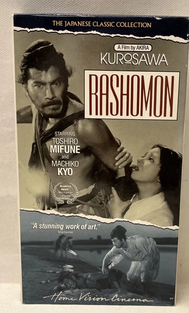 RASHOMON (VHS) TOSHIRO Mifune, Akira Kurosawa $7.99 - PicClick CA
