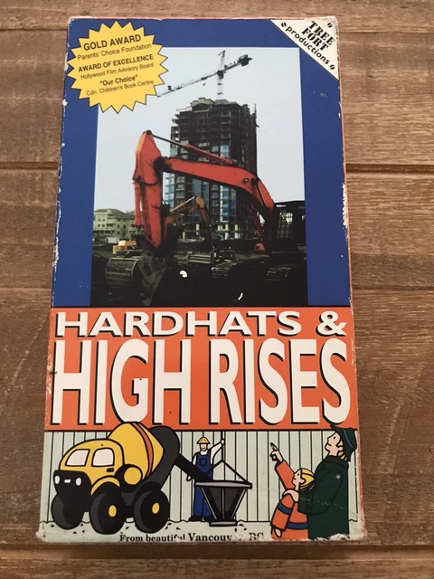 HARD HATS & High Rises VHS Video Retro Childrens Rare Young Builders ...