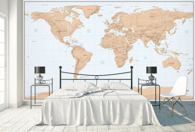 3D RUSSIA COUNTRY A33 World Map Wallpaper Wall Mural Removable Self ...