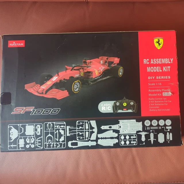 NEW RASTAR FERRARI SF1000 RC Assembly Model Kit 1:16 Scale F1 Formula ...