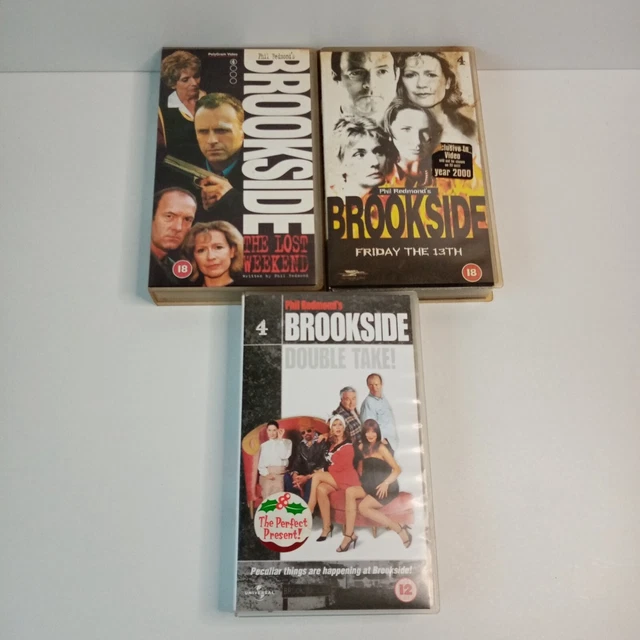 BROOKSIDE 3 VHS Video Double Take, Friday the 13th and The Lost Weekend ...
