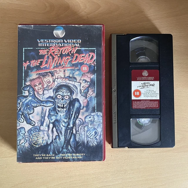 THE RETURN OF The Living Dead VHS Video Cassette Tape - 1984 Vestron ...