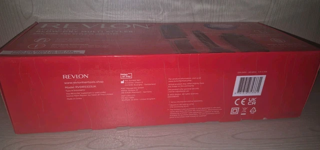 REVLON ONE-STEP BLOW Dry Multi Styler Hot Air Brush Set Box Manual £25. ...