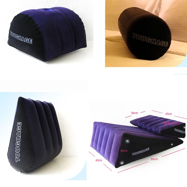 INFLATABLE SEX/AID WEDGE Pillow Triangle Love Position Cushion Couple ...