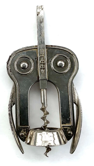 TIRE BOUCHON CHOUETTE Boj 2 Leviers Corkscrew Korkenzieher Cavatappi ...