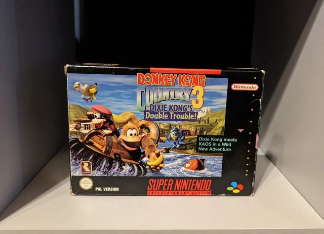 DONKEY KONG COUNTRY 3 : Dixie Kongs Double Trouble ! Super Nintendo ...