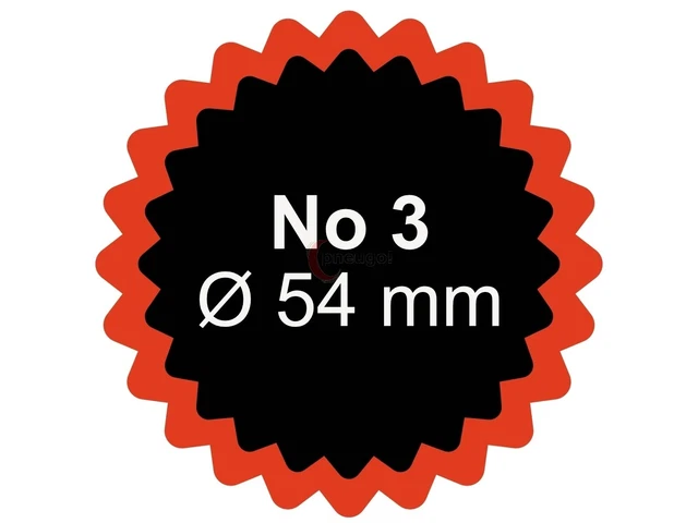 10 X REMA Tip-Top tube patches No. 3 Ø54mm red edge for cars, tractors ...