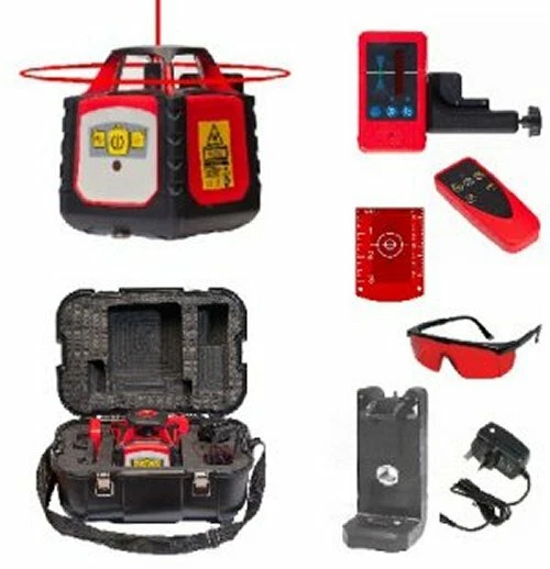 FUKUDA FRE 302 Rotary Laser Level Set - Receiver, Remote Control & NiMH ...