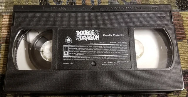 DOUBLE DRAGON DEADLY Mutants 1994 Animated Cartoons VHS Tape DIC Toon ...