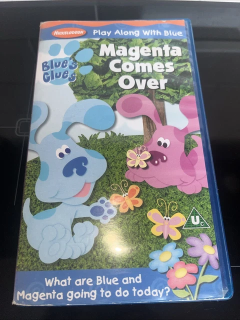 BLUES CLUES VHS Magenta Comes Over - Nickelodeon VHS - Tested £31.91 ...