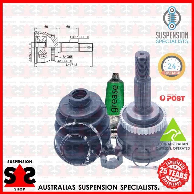 FRONT AXLE JOINT Kit, Drive Shaft Suit NISSAN Almera Ii Hatchback (N16) 2.2 Di EUR 52,48 ...
