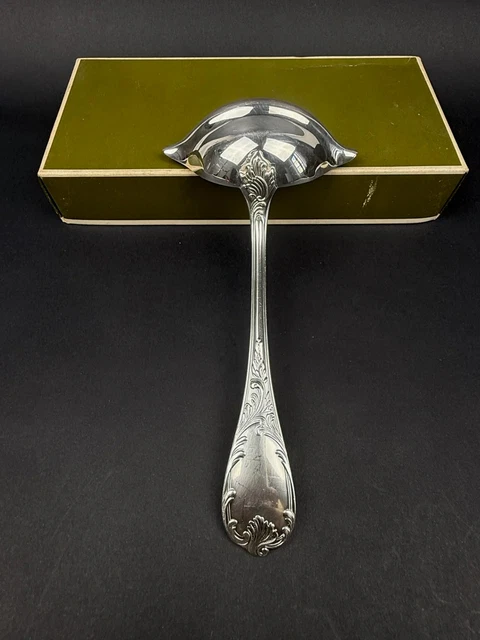 CHRISTOFLE, MODÈLE MARLY, cuillère à sauce maigre et gras EUR 152,60 ...