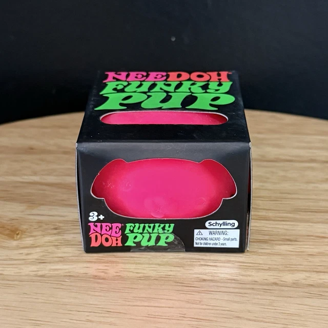 VIRAL NEEDOH FUNKY Pup 🐶 Pink Squishy Toy £15.34 - PicClick UK