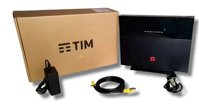 MODEM TIM HUB+ PLUS MODELLO 2021 ZTE ROUTER WIFI 6 VDSL EVDSL FIBRA EUR ...