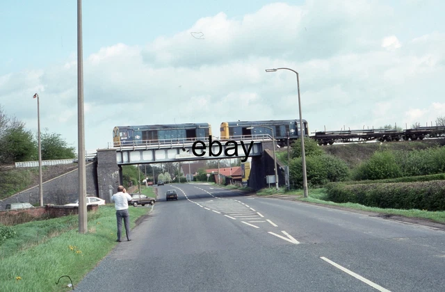 35MM RAILWAY SLIDE- BR Diesel Locos Class 20. 20121 & 20169 @ Thorne £2 ...