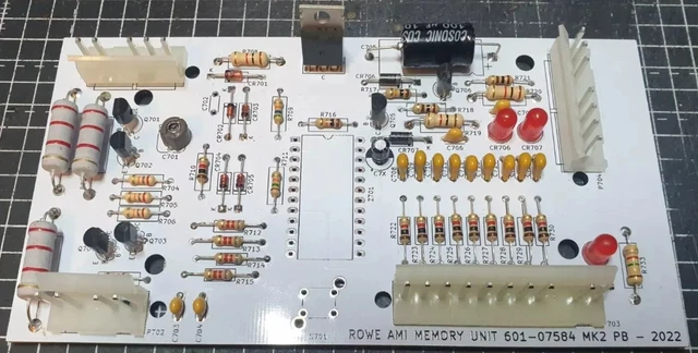 ROWE AMI MEMORY Unit 601-07584 601-07666 Replacement PCB Service R80S ...