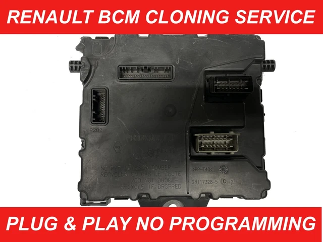 RENAULT BODY CONTROL Module BCM-N3 284b13324R Cloning Service Plug ...