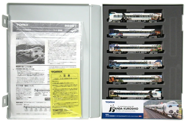 NUGGEGE TOMIX 98987 Jr 287 Série Express Train Panda Kuroshio Sourire ...