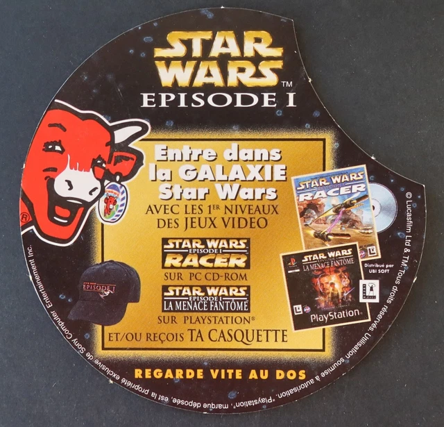 INTERCALAIRE CARTON LA VACHE QUI RIT 2000 STAR WARS étiquette fromage ...