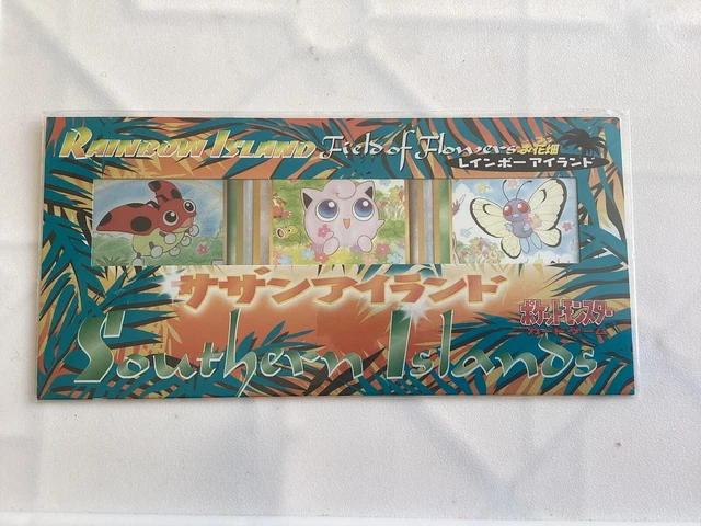 JAPANESE POKÉMON CARDS Sealed Pack rainbow island Field Of Flowers £40. ...
