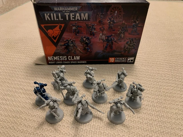 CHAOS SPACE MARINES Night Lords Nemesis Claw Kill Team Warhammer 40K £ ...