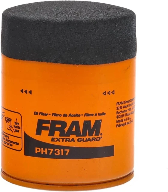 FRAM PH7317 EXTRA Guard 10K Mile Change Interval Spin-On Oil Filter ...