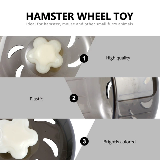 HAMSTER CREATIVE RUNNING Wheel Playing Toys Silence Roller Pet Running ...