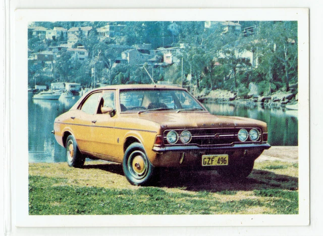1976 WEET-BIX - Cars Of The Seventies Card - #3 Ford Cortina Xle - Exce ...