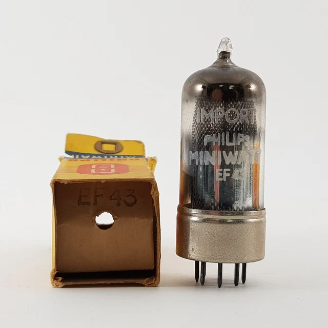 1 X EF43 Philips Miniwatt Tube. Metal Base. Nos/Nib. Rcb320 EUR 12,99 - PicClick ES