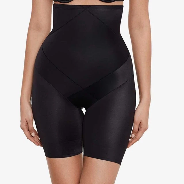 MIRACLESUIT TUMMY TUCK High-Waist Thigh Slimmer Black Shaper Shorts NWT ...
