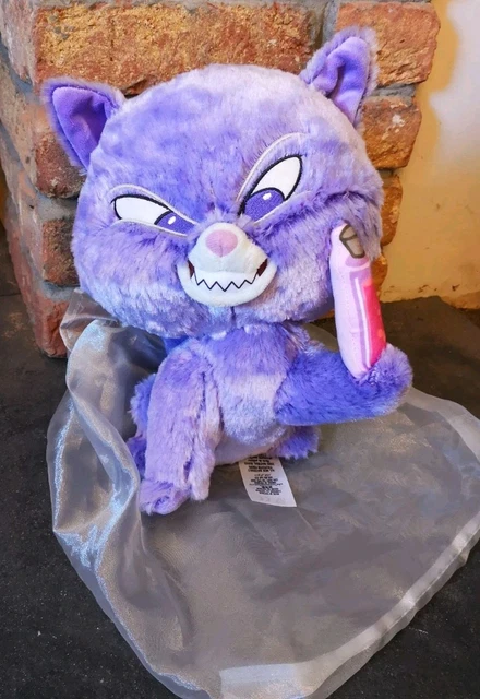 NEW DISNEY STORE 100 Yzma purple Cat Soft Plush Cuddly Toy Emperors New ...