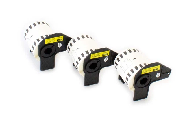 3X ROULEAUX D'ÉTIQUETTES ruban compatible avec Brother PT QL-710W QL ...