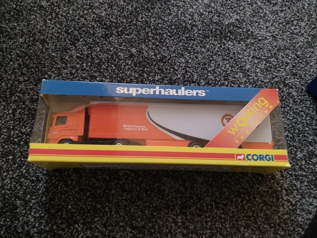 CORGI SUPERHAULERS 1/64 Scania Box Trailer TNT 59568 MIB £20.00 ...