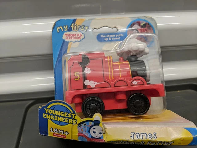 THOMAS & FRIENDS Fisher-Price My First, Pullback Puffer James £11.52 ...