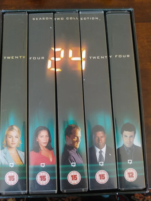 24 TWENTY FOUR Season 2 Box Set VHS 2003 Cassettes Are Still Sealed £4. ...