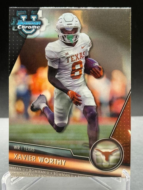 XAVIER WORTHY - Texas Longhorns - 2023 Bowman University cromato - #155 ...