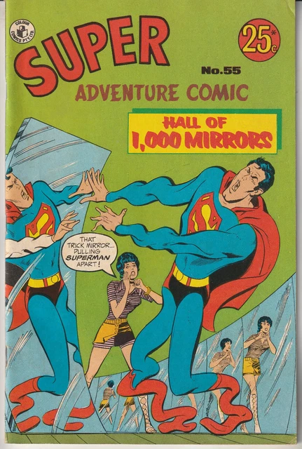 AUSTRALIAN: SUPER ADVENTURE Comic #55 CC 1973 "Superman Zatanna Bat ...