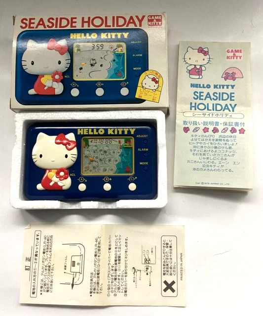 VINTAGE RARE 1983 TOMY HELLO KITTY - SEASIDE - LCD Game (Very Good ...