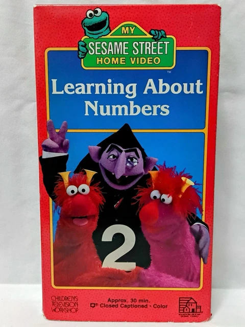 SESAME STREET - Learning About Numbers VHS 1986 With Unused Activity ...