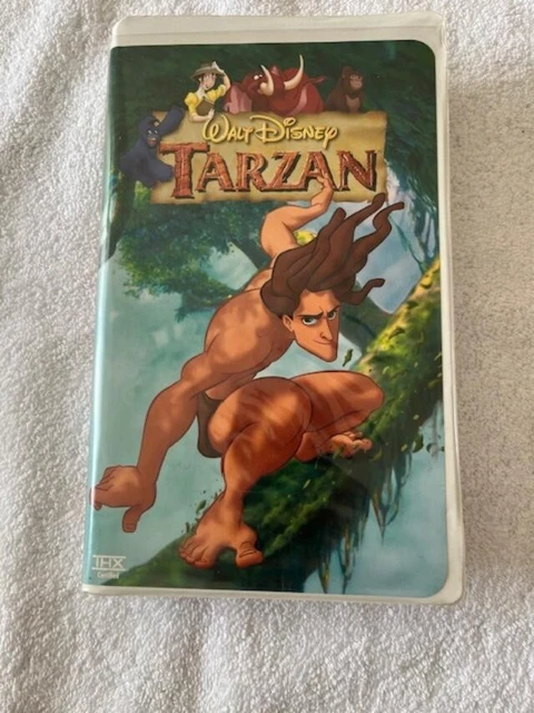 TARZAN - WALT Disney Animated Movie (1999 VHS Tape G) Very Good ...
