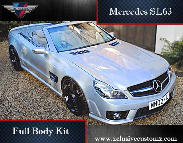 MERCEDES SL63 AMG Full Body Kit for Mercedes SL R230 Non Wide £4,036.00 ...