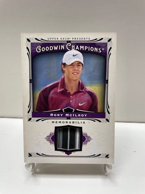 RORY MCILROY 2013 Upper Deck Goodwin Champions recrue patch souvenirs ...