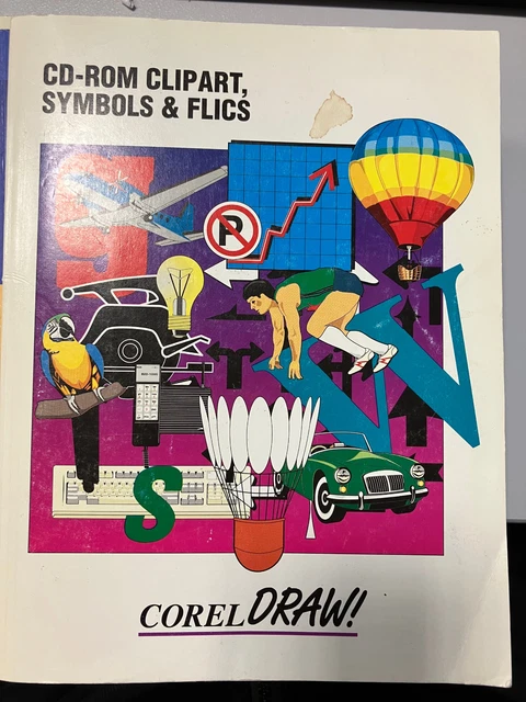 COREL DRAW! CD-ROM Clipart, Symbols and Flics $21.40 - PicClick
