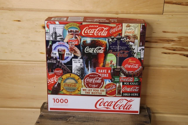 SPRINGBOK COCA-COLA 1000 Piece Jigsaw Puzzle Decades of Tradition 24 ...