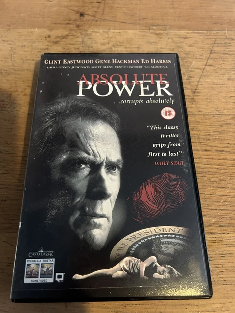 ABSOLUTE POWER (VHS) BIG BOX - Clint Eastwood + Gene Hackman + Ed ...