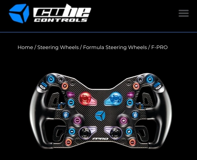 CUBE CONTROLS F-PRO Wireless Formula Wheel - Sim Racing $900.00 - PicClick